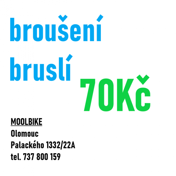 Broušení bruslí Olomouc - Moolbike